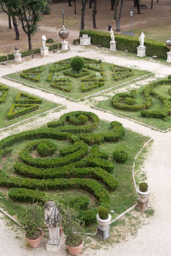 Marmorstatuen Im Landhaus Borghese, Allgemeiner Park in Rom ...