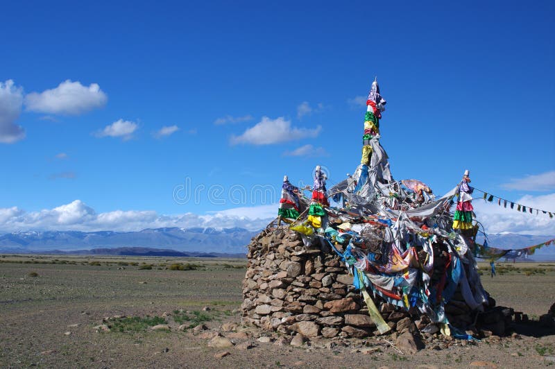 Marnyi Stone stock image. Image of blue, aobao, flag - 44803005
