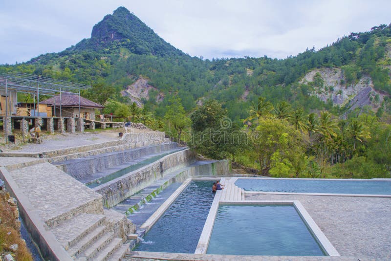 Marobo Natural Hot Spring Water Editorial Image - Image of island ...