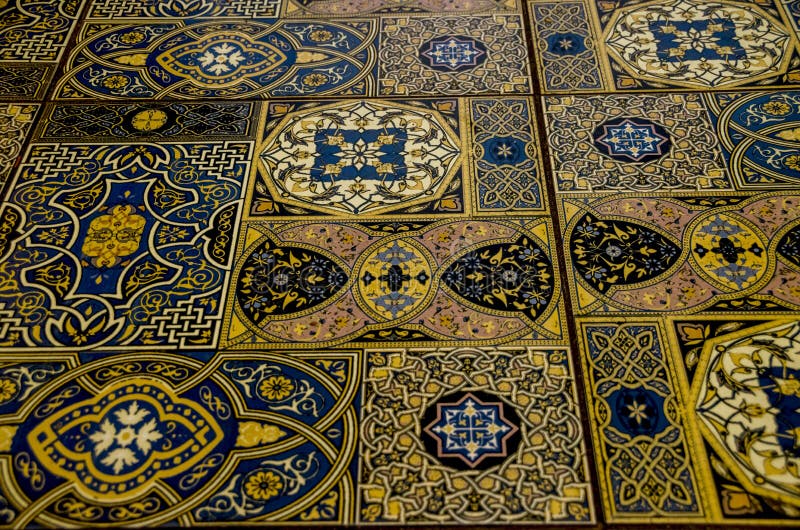 Maroccan Tile for Background Stock Image - Image of floral, ceramic ...