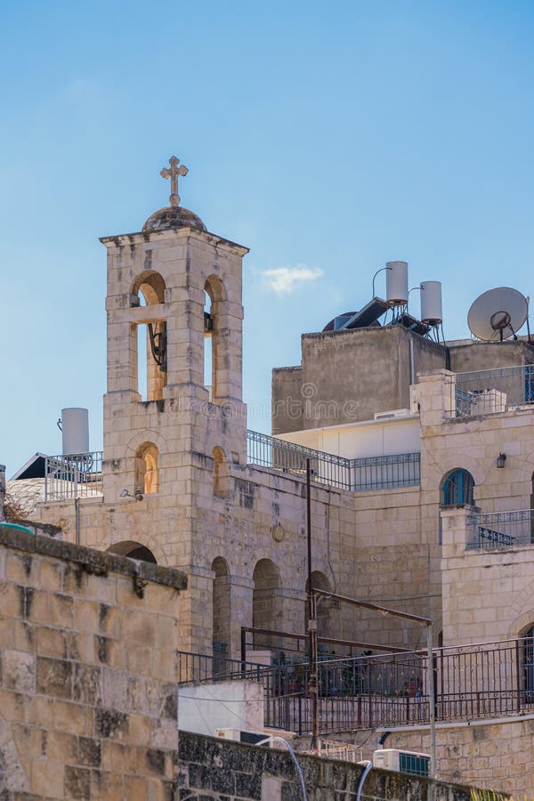 Maronite Convent, Armenian Quarter, Jerusalem Old City Stock Photo ...