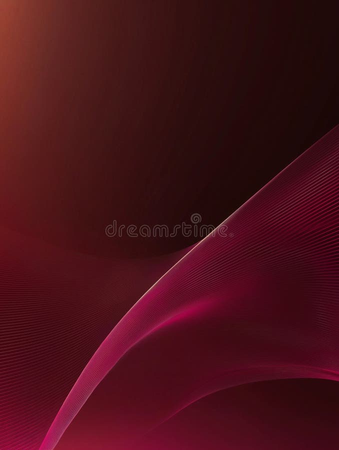 Maroon Abstract Background with Smooth Waves and Lines Stock ...