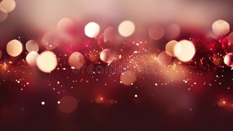 Maroon Bokeh Background, Abstract Illustration Stock Photo - Image of ...