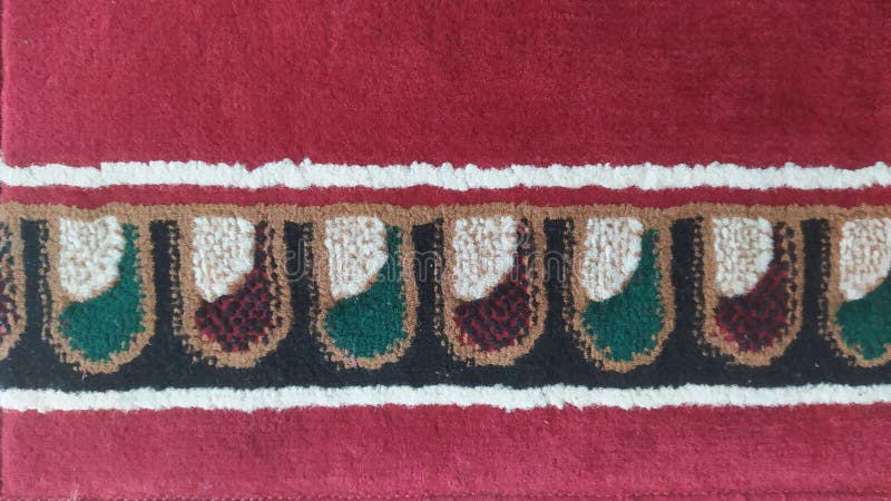 Maroon Carpet Pattern Mosque Indonesia Stock Photo - Image of indonesia ...