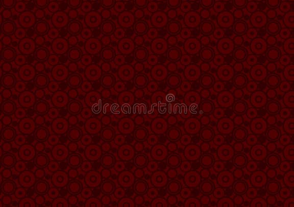 Maroon Circles Pattern Design for Wallpaper Stock Illustration ...