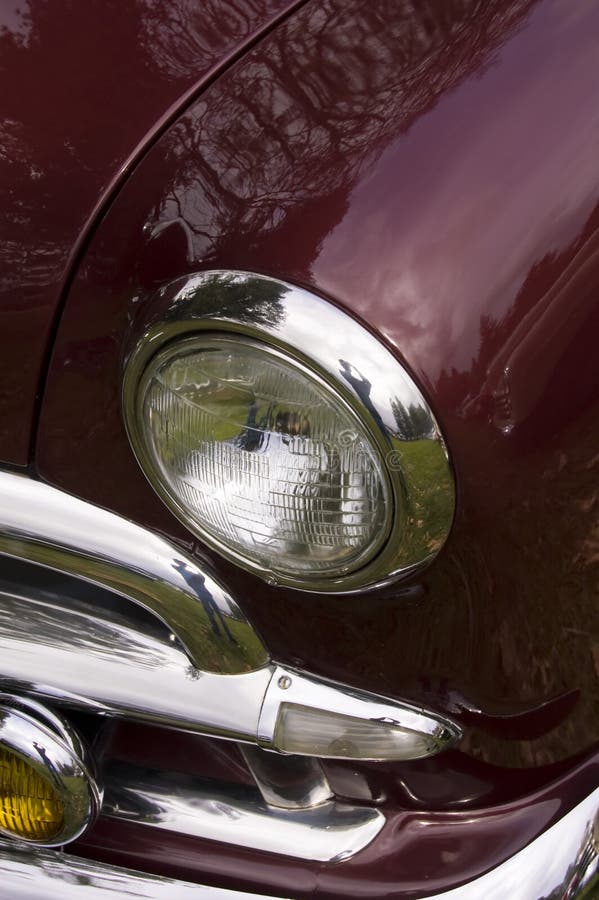 Maroon Classic Car stock image. Image of shiny, colorful - 8710731
