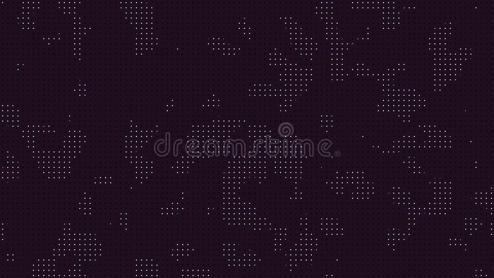 Maroon Dark Background with Scattered Pixel Dot Pattern Stock Image ...