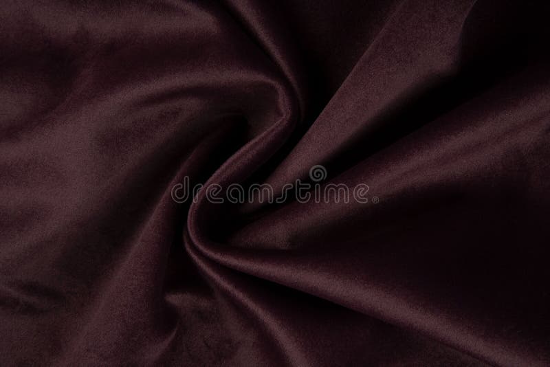 Maroon Fabric Texture - Close-up of a Piece of Crushed and Twisted Red ...