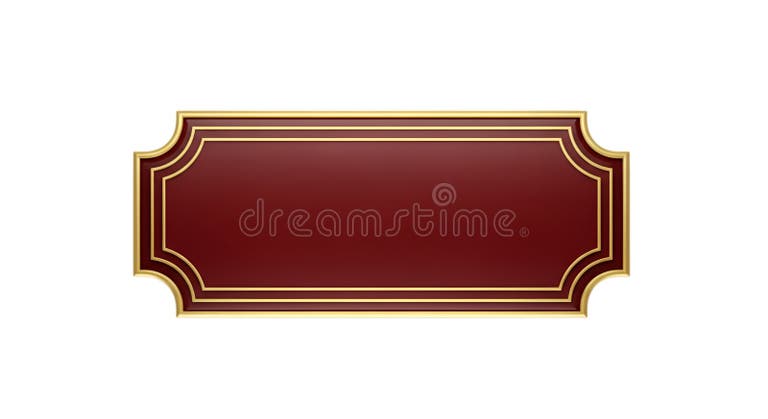 Maroon Frame with Gold Trim, Decorative Border, Elegant Design, Ornate ...