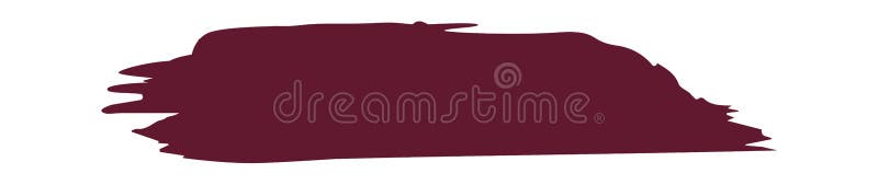 Maroon Lipstick Product Swatch Flat Icon Makeup Strokes Stock Vector ...