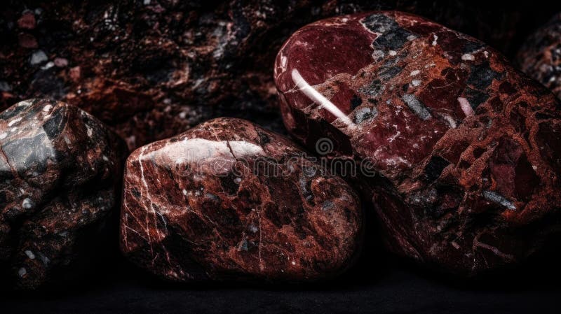 Maroon Red Stone Texture Background for Elegant Designs. Stock ...