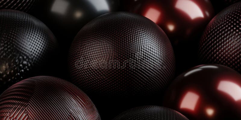 Maroon Spherical Carbon Textures Featuring Deep, Matte Patterns. a Rich ...