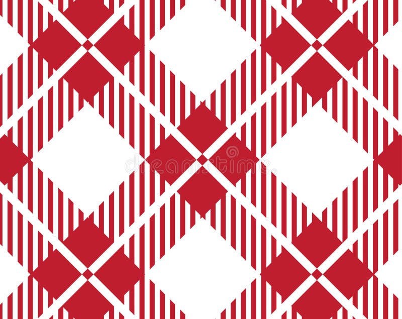 Maroon and White Gingham Plaid Pattern.Vector Illustration Stock Vector ...