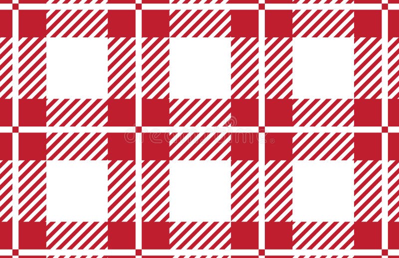 Maroon and White Gingham Plaid Pattern.Vector Illustration Stock ...