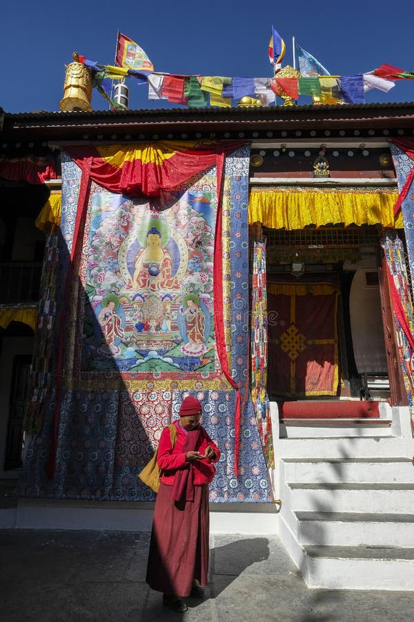 Marpha in Mustang District, Nepal Editorial Image - Image of ...