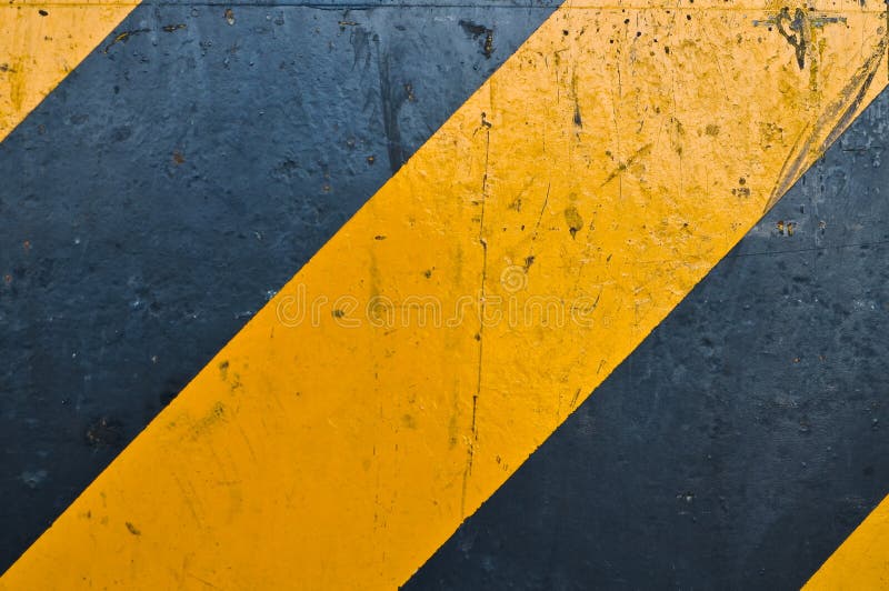 Marquage Routier Jaune Et Noir Image stock - Image du signe, roadside ...