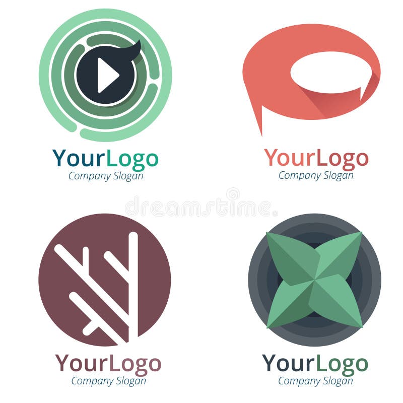 Logo D'entreprise Dynamique Illustration de Vecteur - Illustration du ...