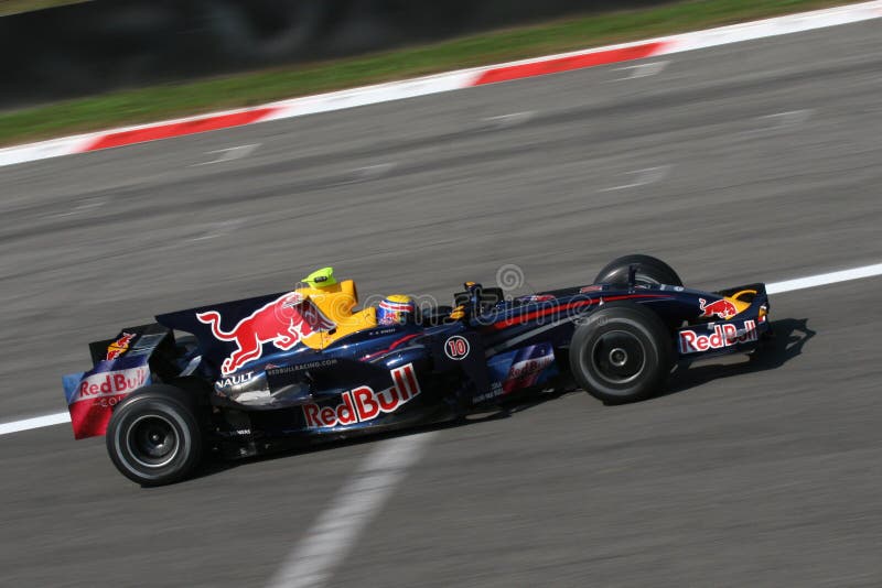 Marque el webber en F1 foto de archivo editorial. Imagen de extremo - 6248093