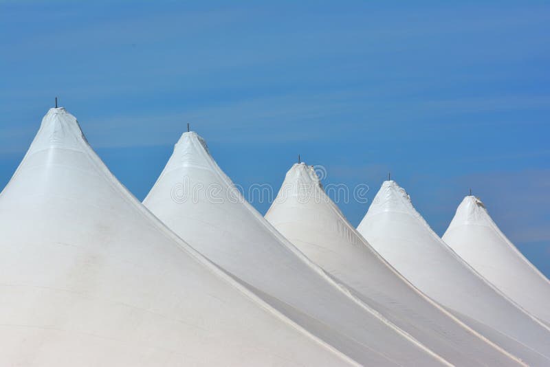 Marquee Big Tops in Perspective Stock Photo - Image of dome, high: 34661516