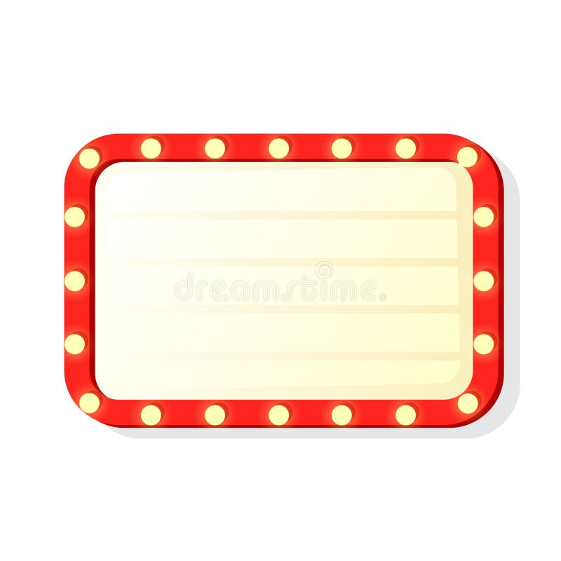 Marquee border stock vector. Illustration of copyspace - 24252998