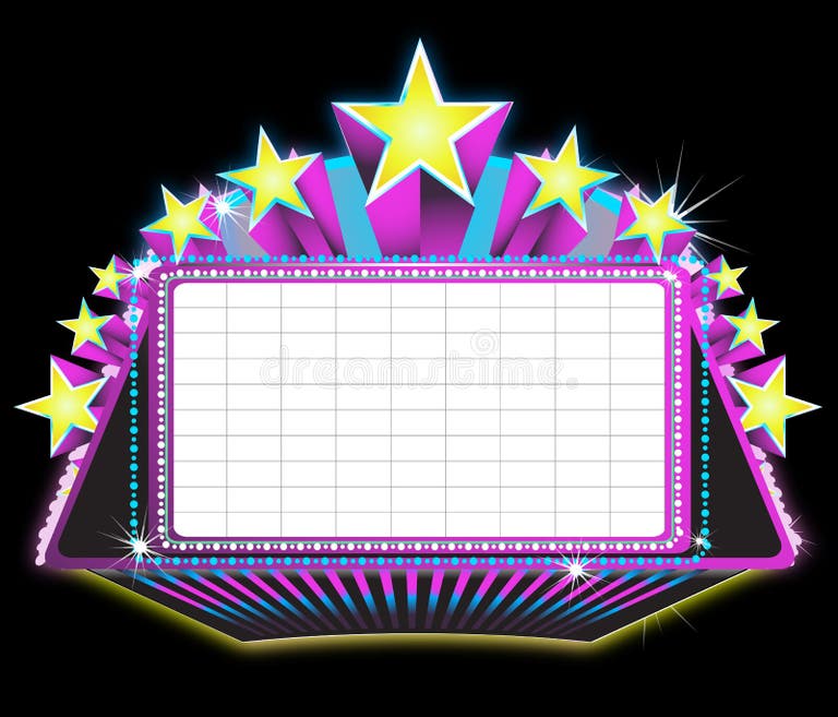 Lighted Sign Blank Stock Illustrations – 288 Lighted Sign Blank Stock ...