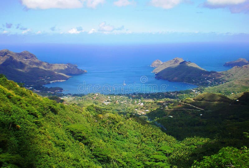 Marquesas View stock image. Image of central, pacific - 13448545