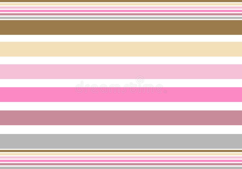 Marrón rosado de las rayas stock de ilustración. Ilustración de ...