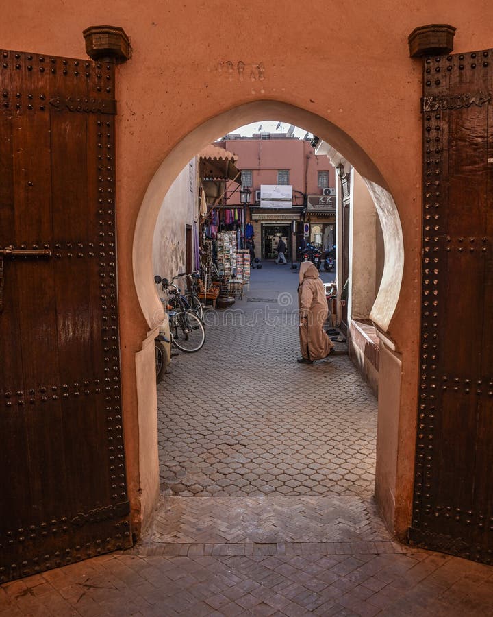 Marrakech, Morocco - Feb 8, 2023: Jars of Dried Seeds and Spices at the ...