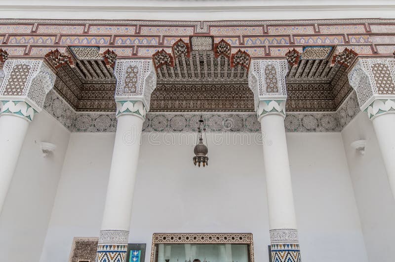Marrakech Museum Located at Morocco Stock Photo - Image of vacation ...