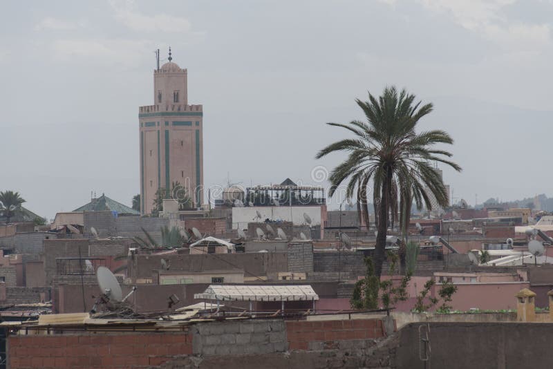 Marrakech view stock image. Image of city, medina, view - 83132217