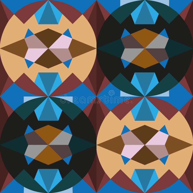 Marrakesh Medallion Arabic Bright Seamless Pattern Stock Illustration ...