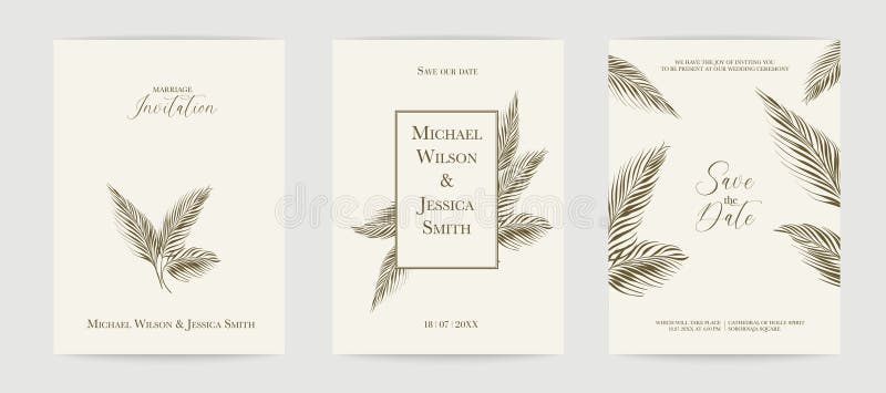 Marriage Design Template with Custom Names in Frame with Bamboo Tree ...