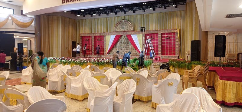Marriage Function Hall Looking Very Nice Editorial Stock Image - Image ...