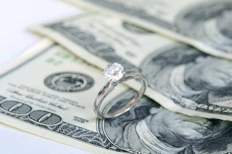 Marriage and money stock photo. Image of diamond, groom - 28651570