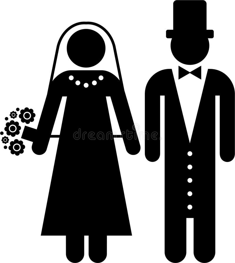 Marriage pictogram stock vector. Illustration of gift - 22662824