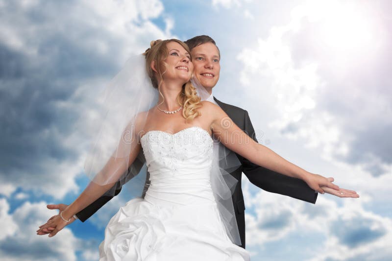 Married couple stock photo. Image of female, cool, groom - 26520816