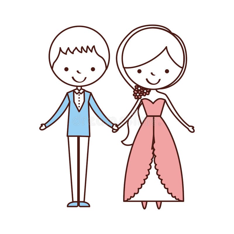 Married Couple Avatar Characters Stock Vector - Illustration of love ...