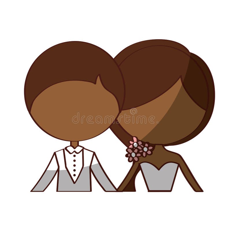 Married Couple Avatar Characters Stock Vector - Illustration of flat ...