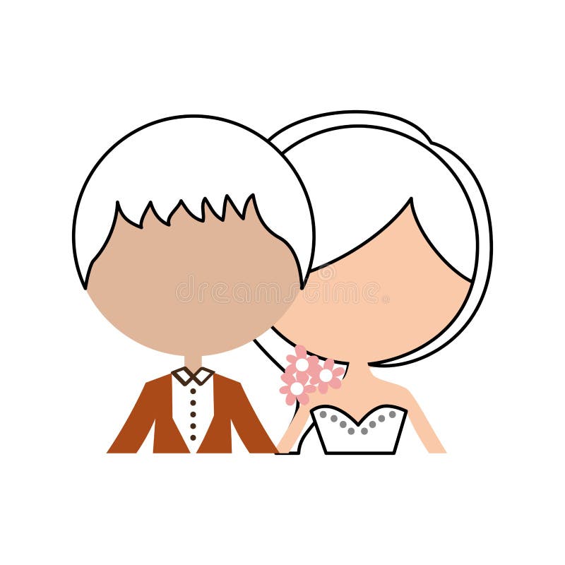 Married Couple Avatar Characters Stock Vector - Illustration of ...