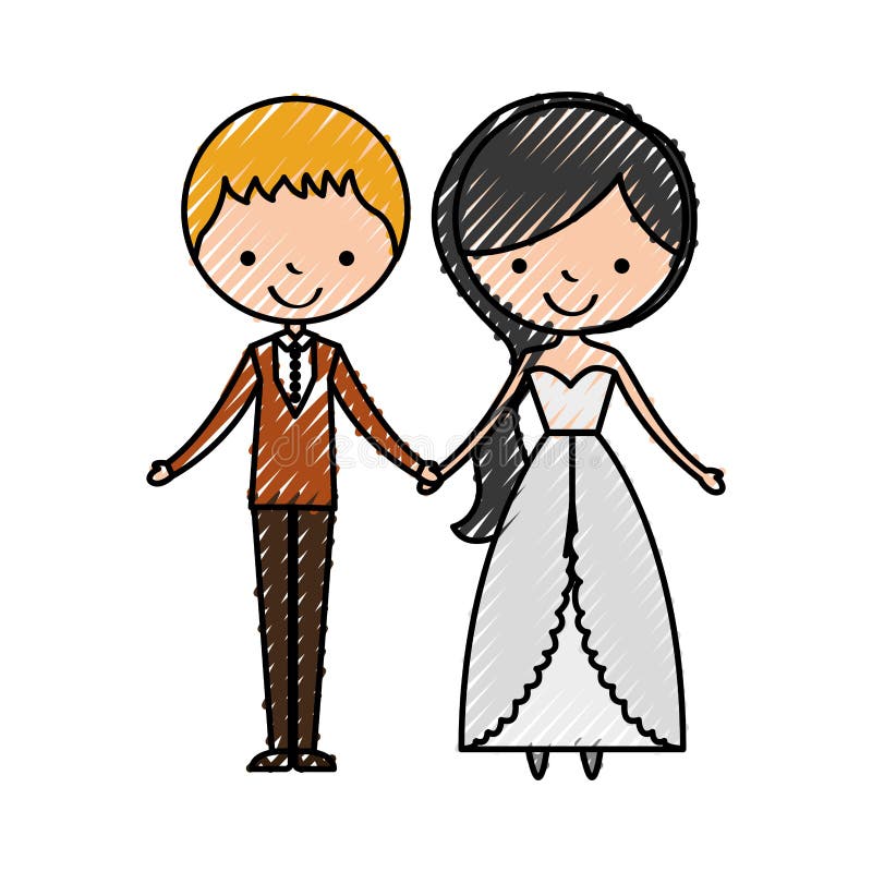 Married Couple Avatar Characters Stock Vector - Illustration of couple ...