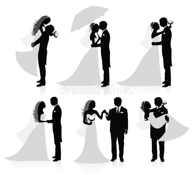 Collection of couples. stock vector. Illustration of couple - 8111243