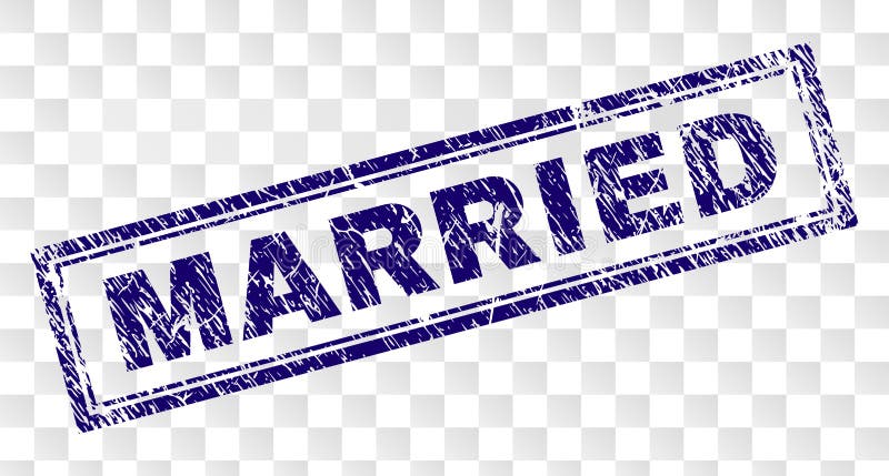 Grunge MARRIED Rectangle Stamp Stock Vector - Illustration of distress ...