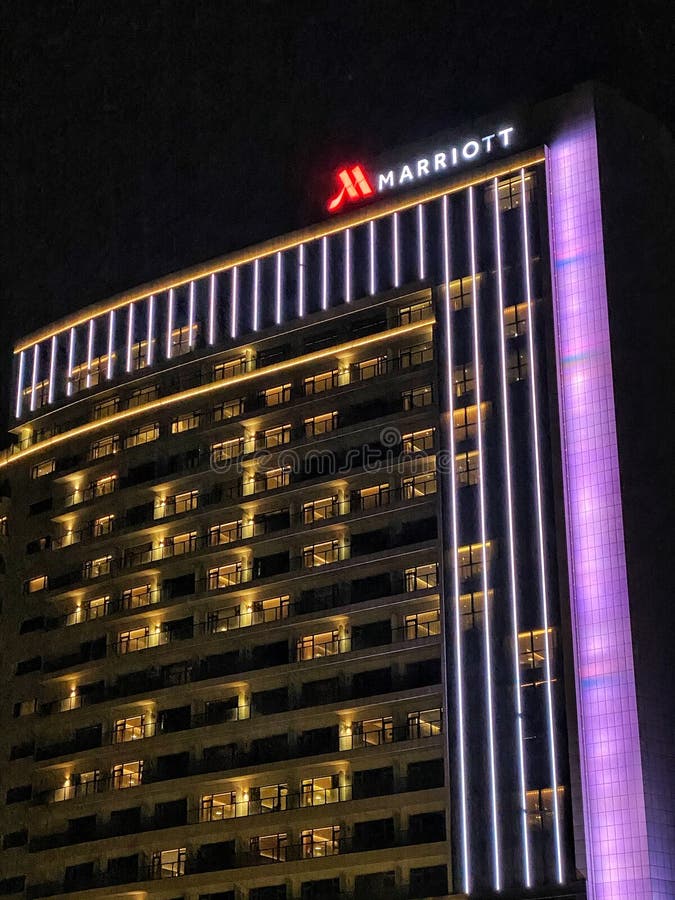 Hotel Marriott imagen editorial. Imagen de cinco, fondo - 159457760