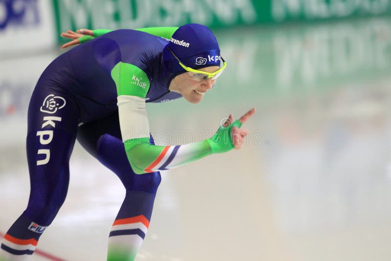 Marrit Leenstra - Speed Skating Editorial Image - Image of world ...