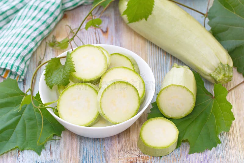 Marrow in a Bowl Prepared for Cooking Stock Image - Image of plant ...