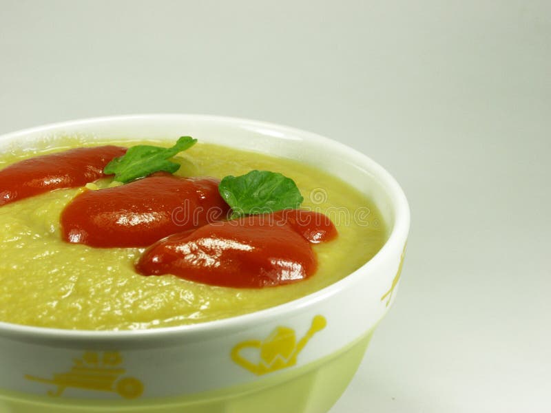 Marrow cream stock image. Image of bowl, soup, orange - 1106347