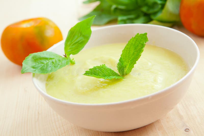 Marrow soup stock photo. Image of cream, natural, lunch - 20099672