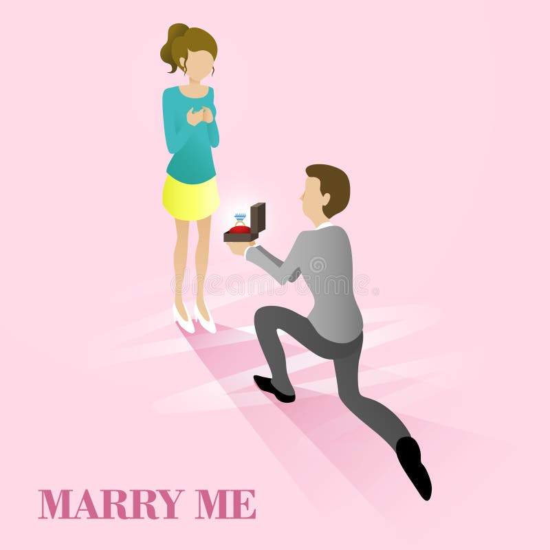 Marry me stock vector. Illustration of black, note, marriage - 35859994
