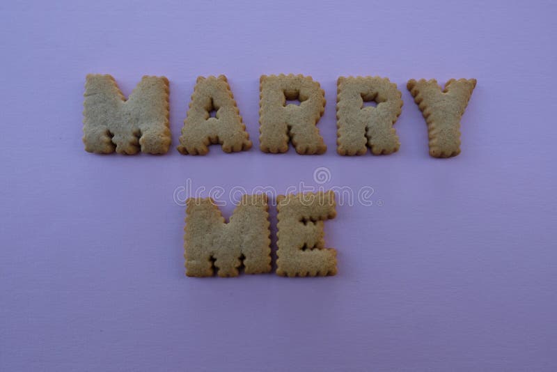 Marry Me Message Note with Engagement Ring and Flowers Bouquet Stock ...