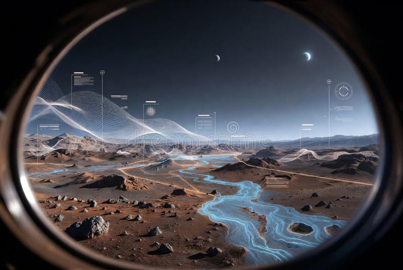 Astronaut Helmet Ar Interface Stock Illustrations – 19 Astronaut Helmet ...